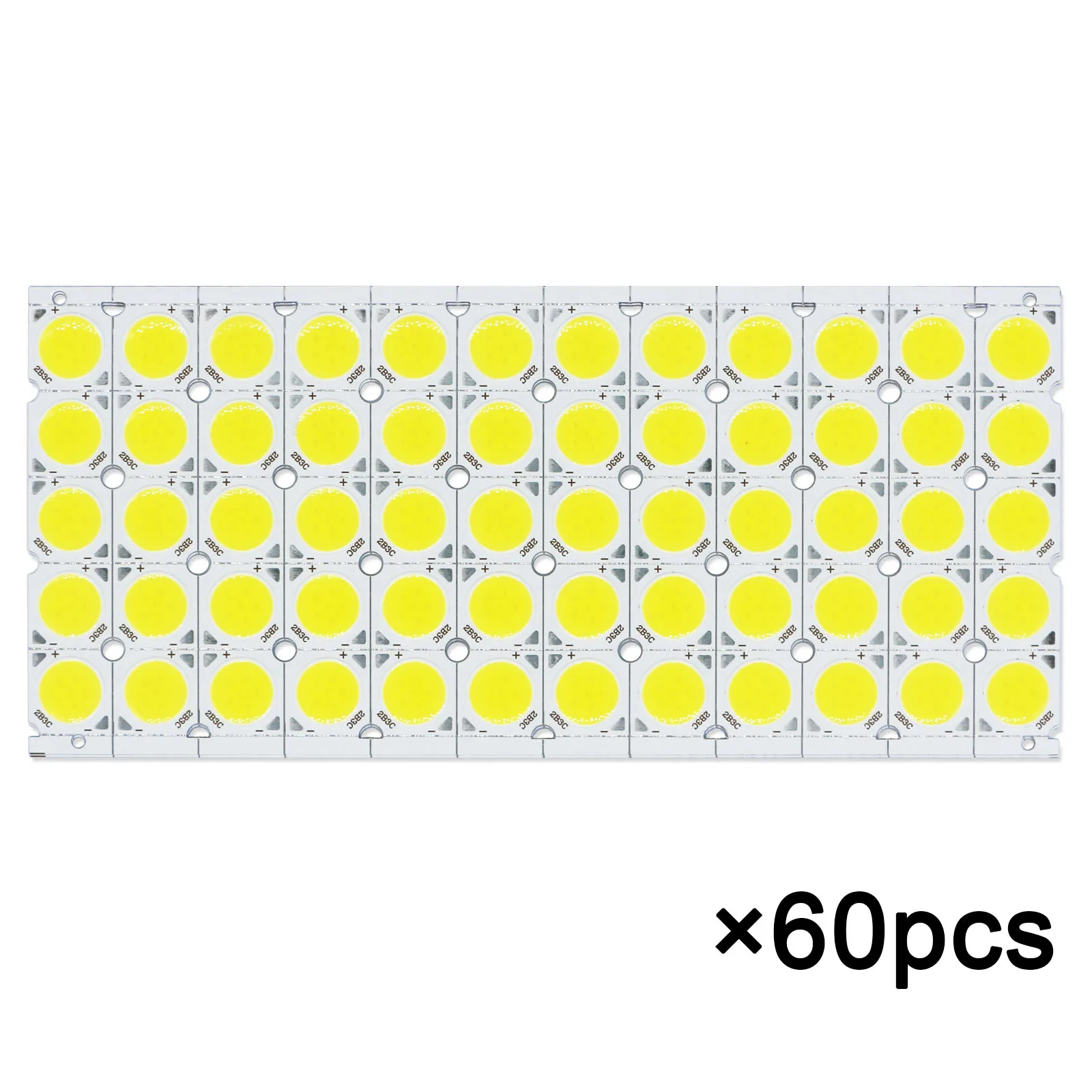 60PCS-13mm-3W-5W-7W-10W-High-Power-LED-COB-Chip-LED-Source-Chip-250mA ...