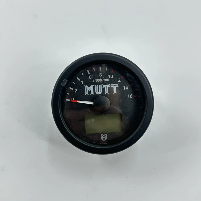 Motorcycle SPEEDOMETER ASSEMBLY - BLACK - V2 For MUTT Motorcycle ...
