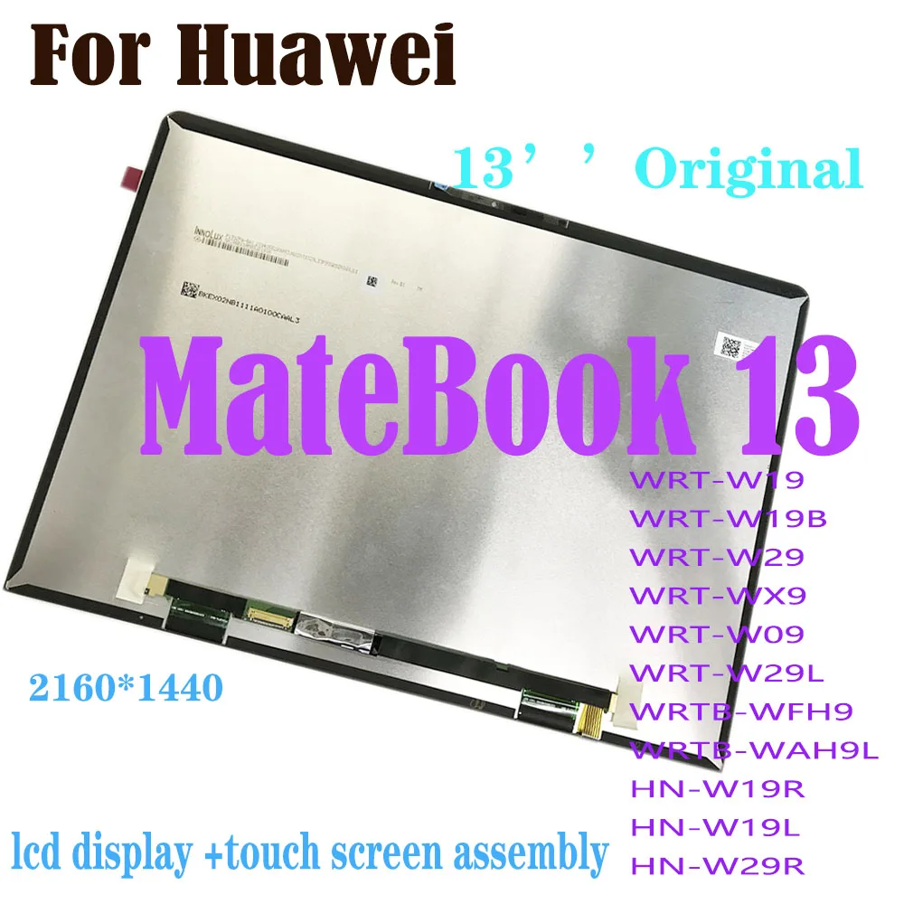 Original For Huawei MateBook 13 WRT-W19 WRT-W29 WRT-WX9 LCD Touch ...