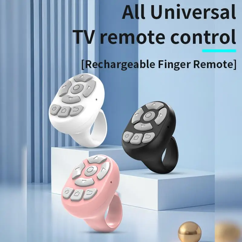 Portable-Fingertip-Remote-Control-Scrolling-Ring-Remote-Shutter-Tiktoks ...