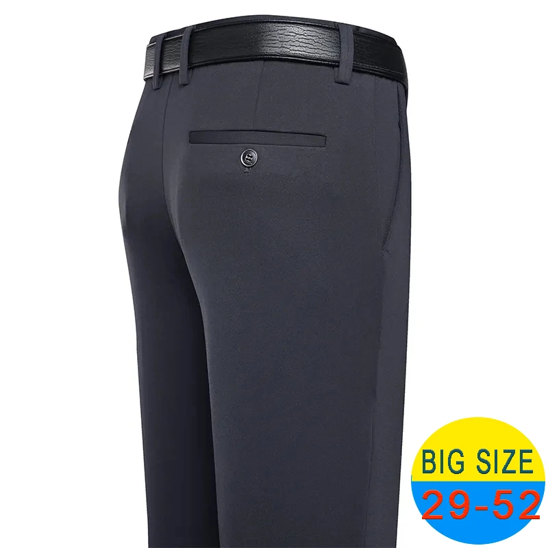 Spring-Summer-Men-s-Casual-Pants-Stretchy-Suit-Pants-Formal-Business ...