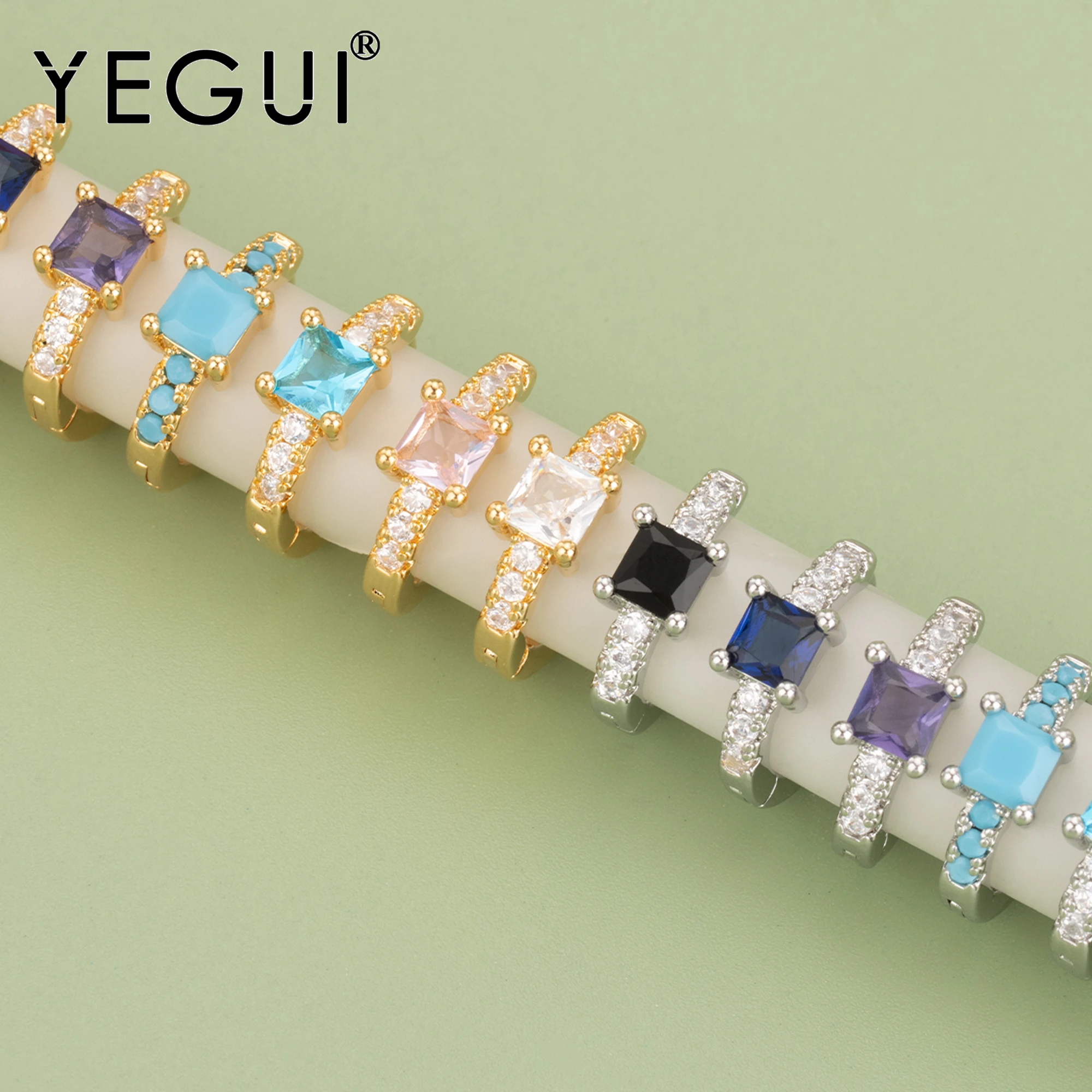 YEGUI-Accesorios-de-joyer-a-MB44-sin-n-quel-chapado-en-rodio-de-oro-de ...