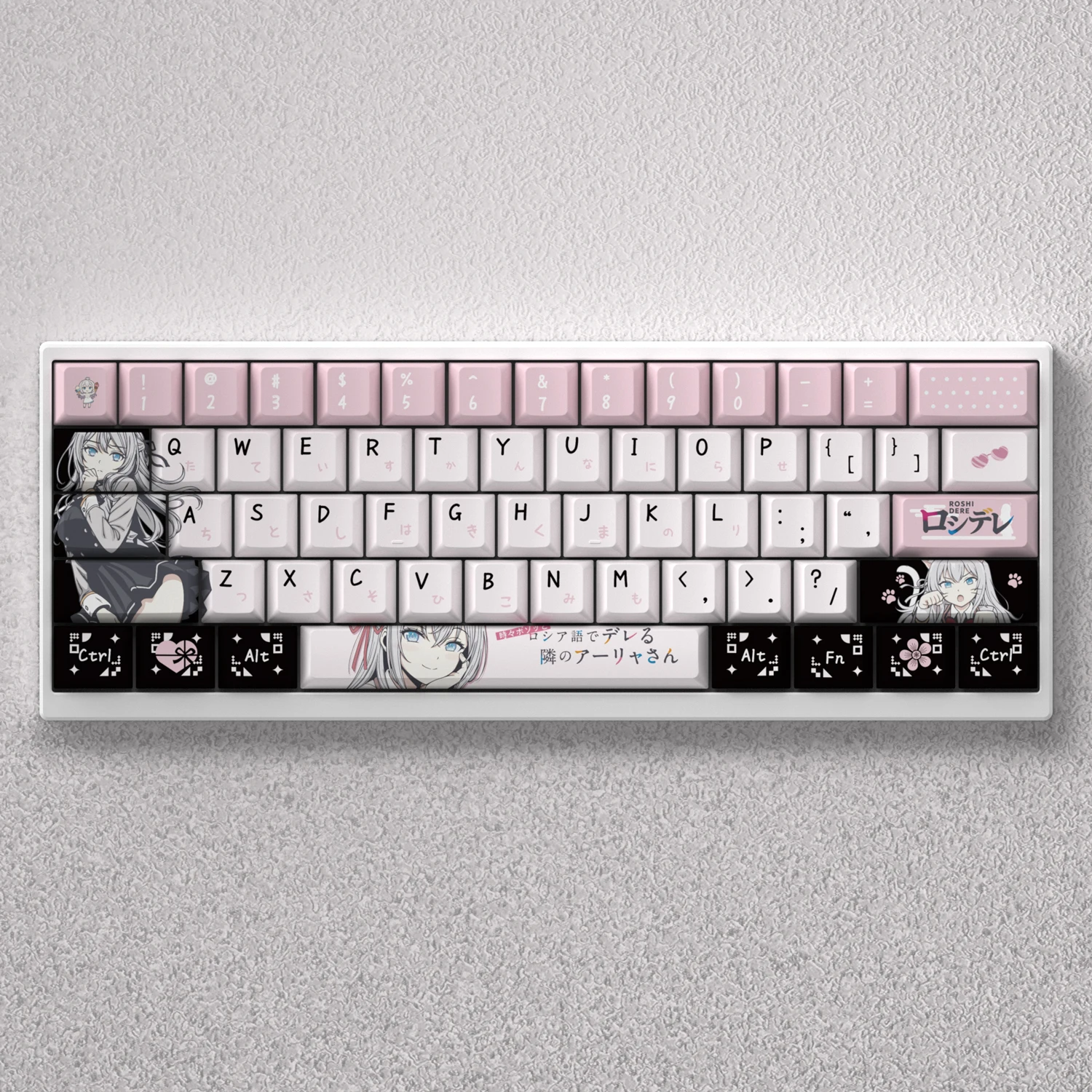 73 Keys Ellie Theme Keycaps Anime Key Cap PBT Cherry Profile Customized ...