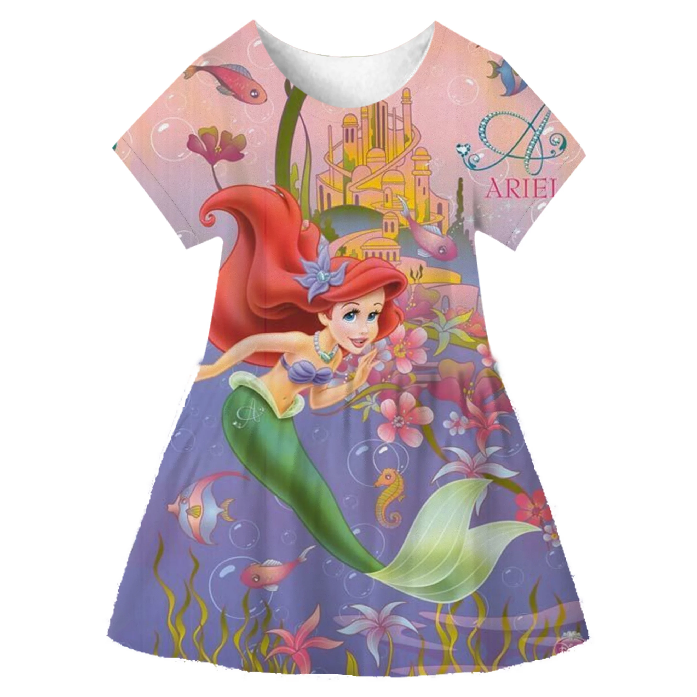 Children-Ariel-Cosplay-Princess-Clothing-Princess-Dress-up-Girls ...
