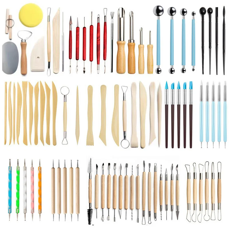 32Piece Ceramic Handcraft Tool Set，Clay ToolsdiyCarving Knife Stone ...