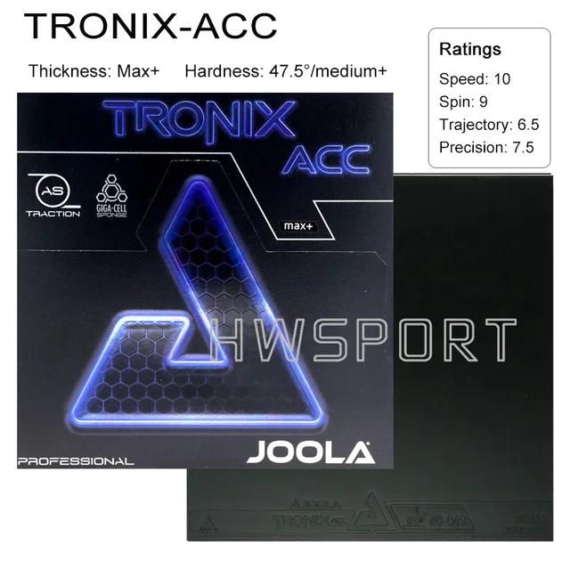 JOOLA TRONIX CMD ZGR ACC Goma de tenis de mesa profesional a estrenar Goma de Ping Pong hecha en ...