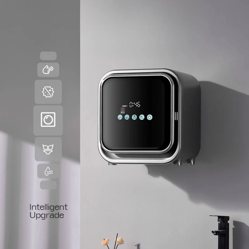 Automatic-Wall-Mounted-Small-Drum-Washing-Machine-Baby-Underwear ...