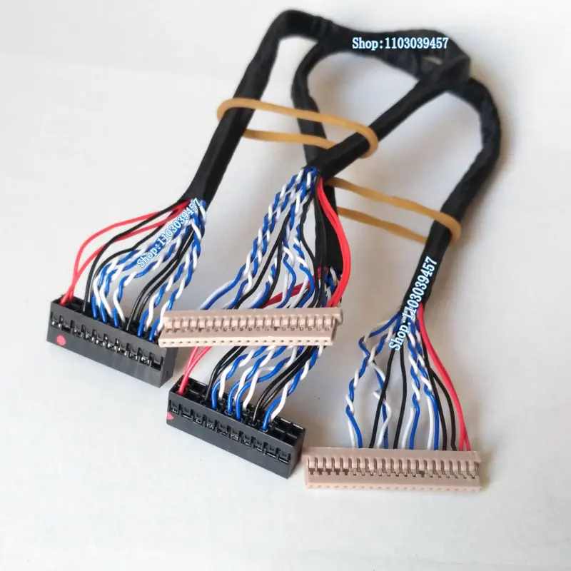 20Pin-DF14-20S-1-25C-LVDS-1ch-6bit-8Bit-Lcd-Screen-cable-Line-20P-DF14 ...