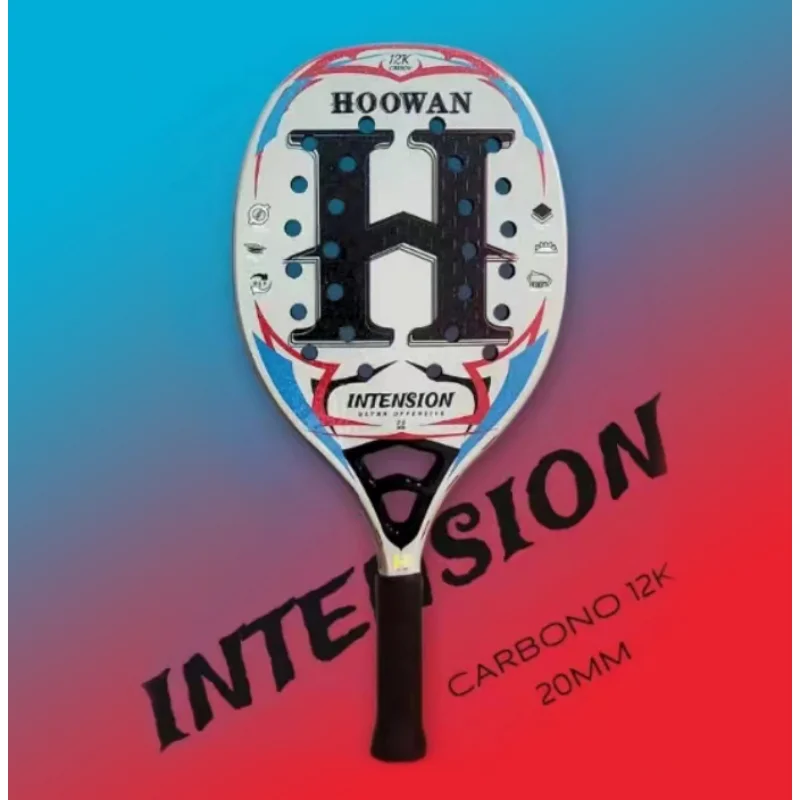 HOOWAN-Beach-Tennis-Racket-Fibra-De-Carbono-Intens-o-12K-Super-Ataque ...
