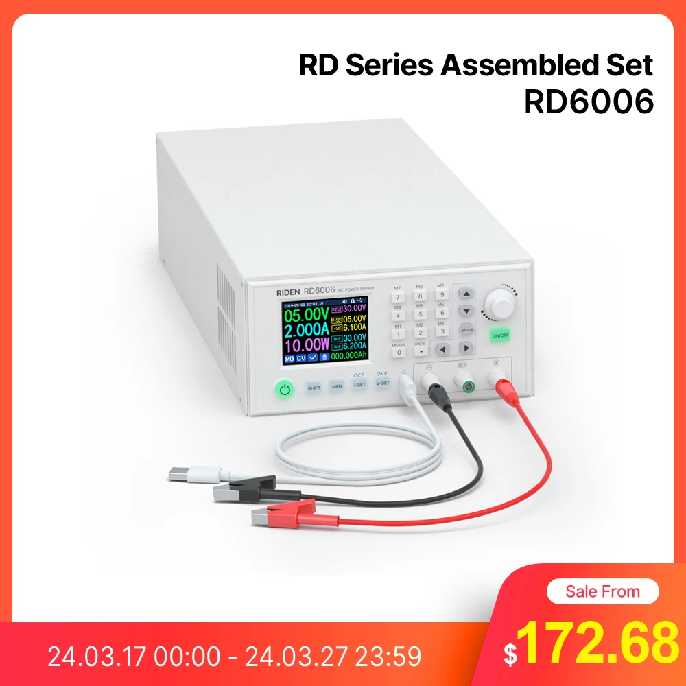 RD-RD6006-Assembled-Set-AC-to-DC-adjustable-battery-charging-Voltage ...