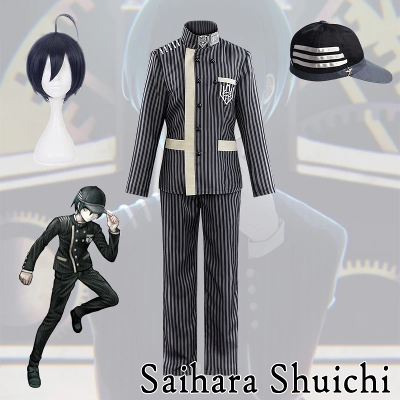 Saihara-Shuichi-Cosplay-Costume-Anime-Super-Danganronpa-Uniform-For-Men ...