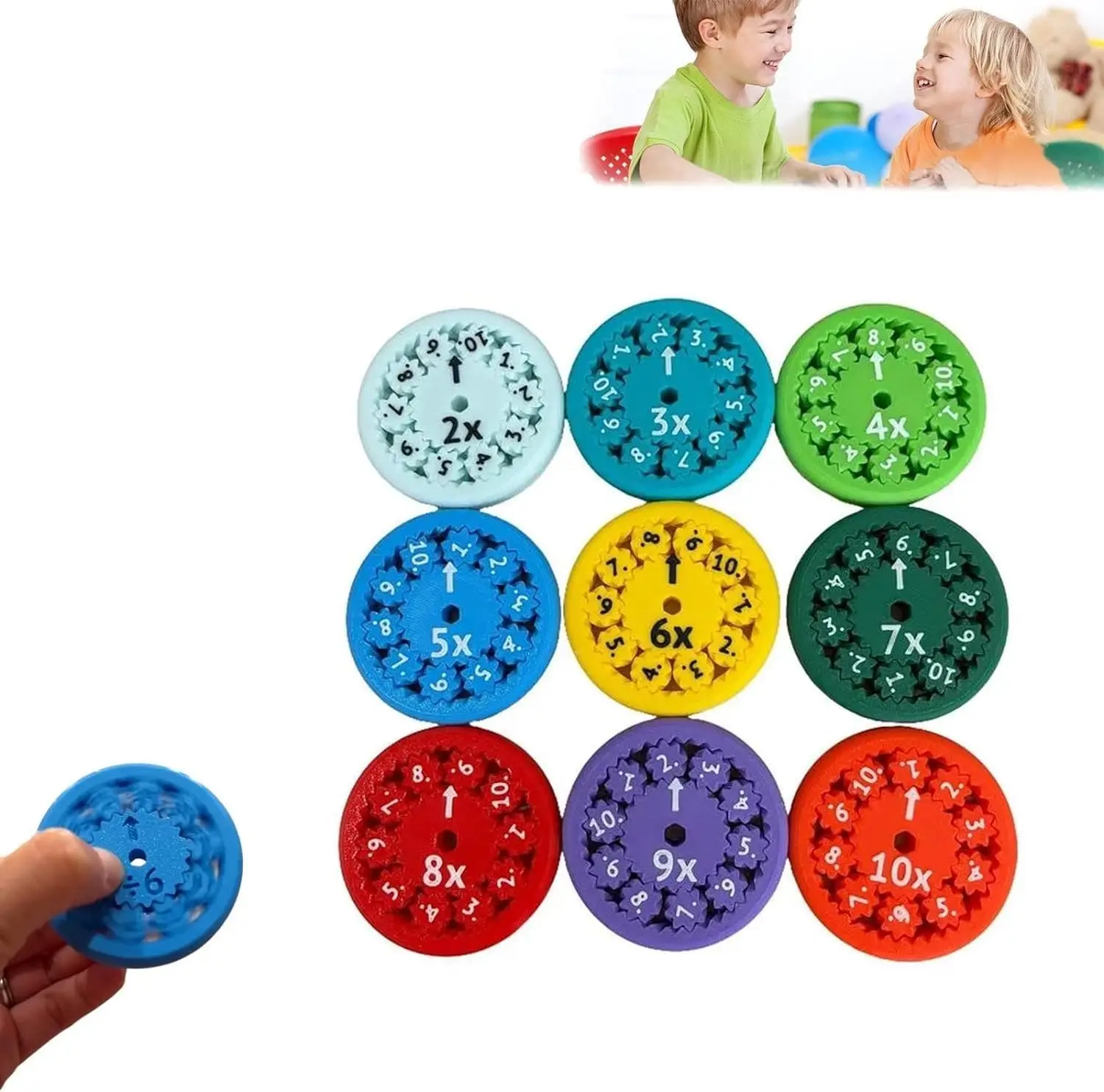 Math-Fact-Fidgets-Spinners-Toy-Educational-Spinner-Toy-For-Learning ...