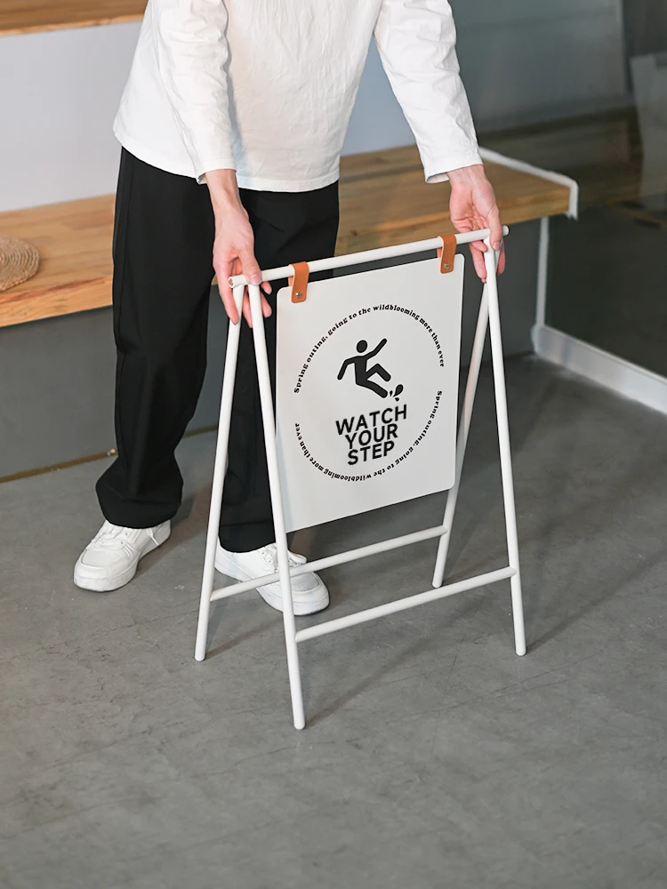 Metal-Display-Stand-For-Sign-Shop-Front-Billboards-Metal-Board-Business ...