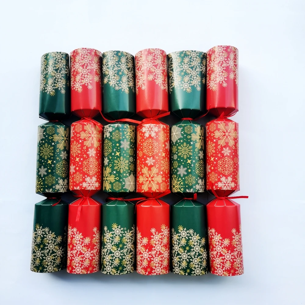11-inch-Christmas-Cracker-set-of-6PCS-snowflake-Christmas-crackers-with ...