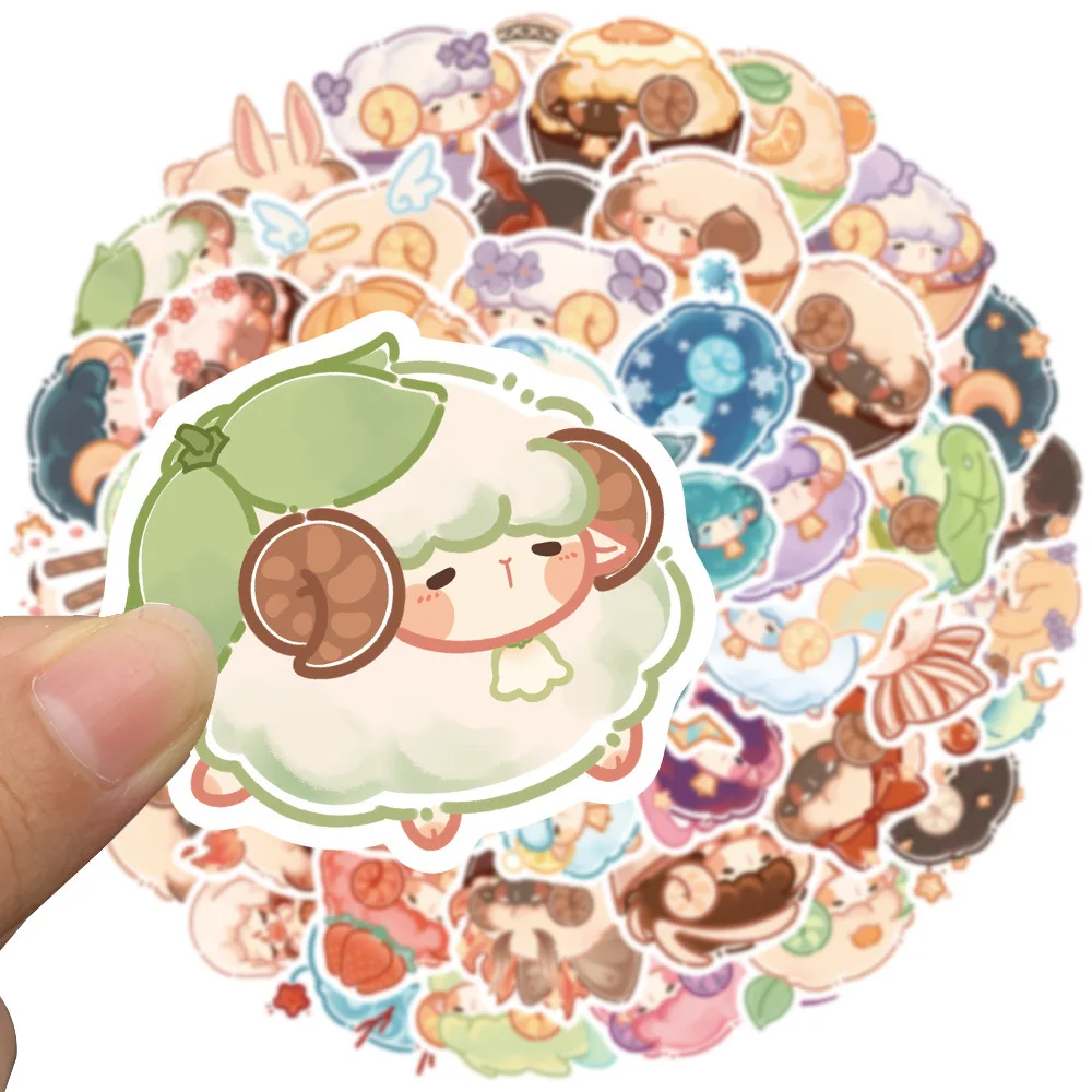 10-50pcs-Lamb-Sheep-Stickers-for-Notebooks-Stationery-Computer-Cute ...
