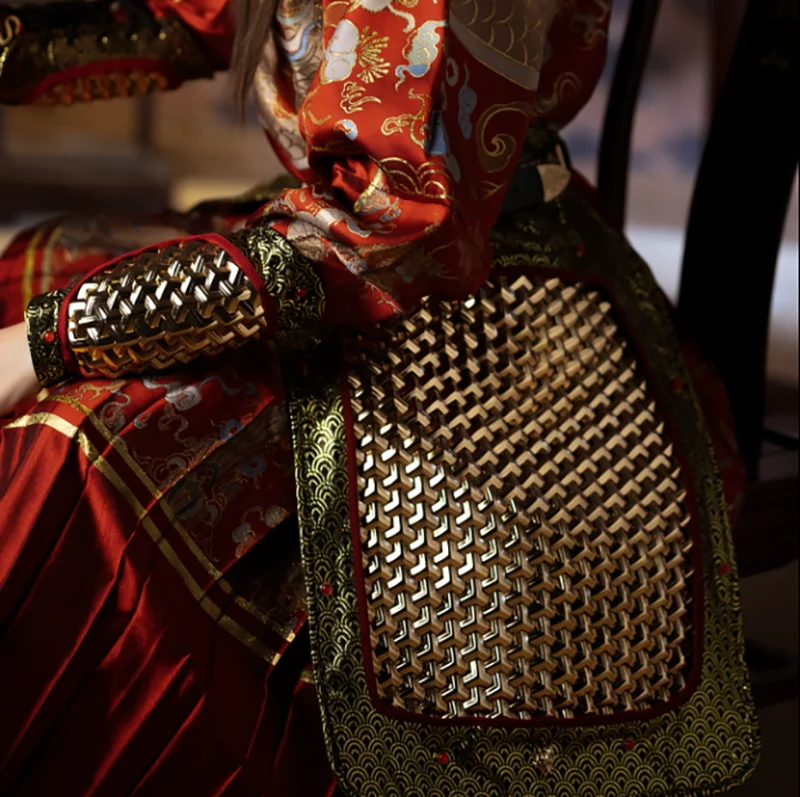 Ancient-Hanfu-Armor-Skirt-Piece-Men-Women-Chinese-Ming-Dynasty-Cosplay ...