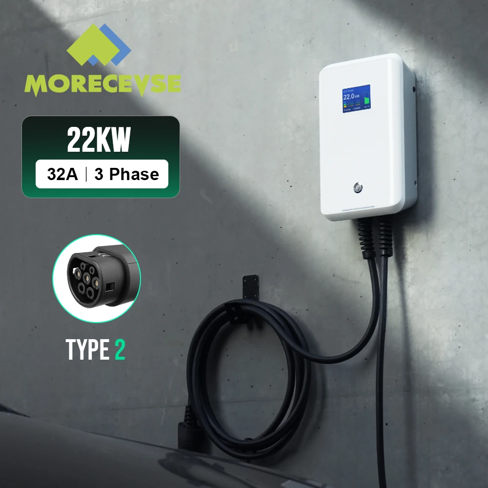 Morec evse ev ladegerät wallbox 22kw ladestation für elektro fahrzeuge ...
