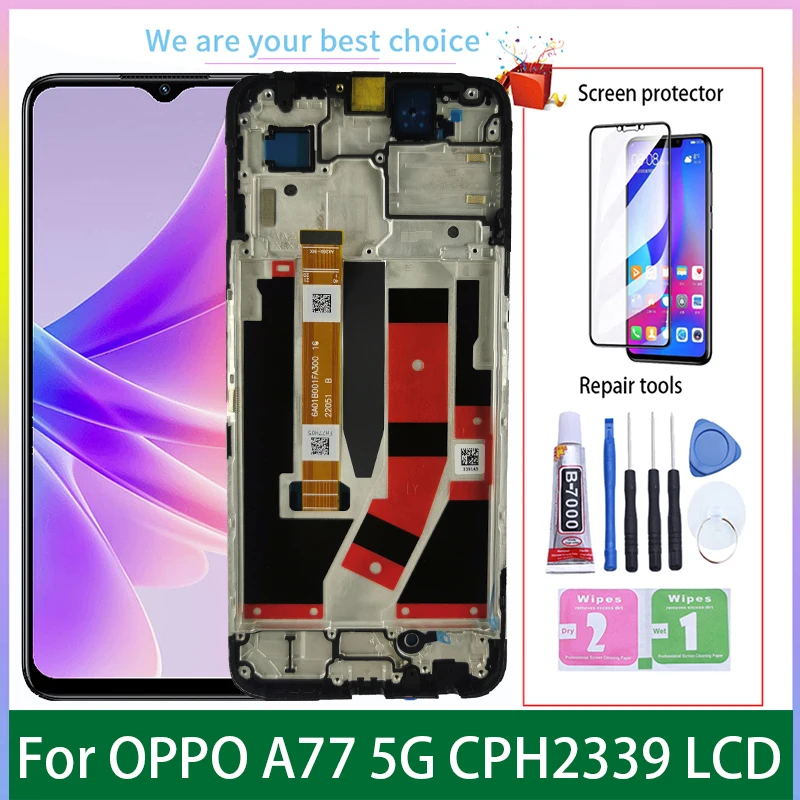 6.56" For OPPO A77 5G LCD Display Original With Frame Touch Screen ...