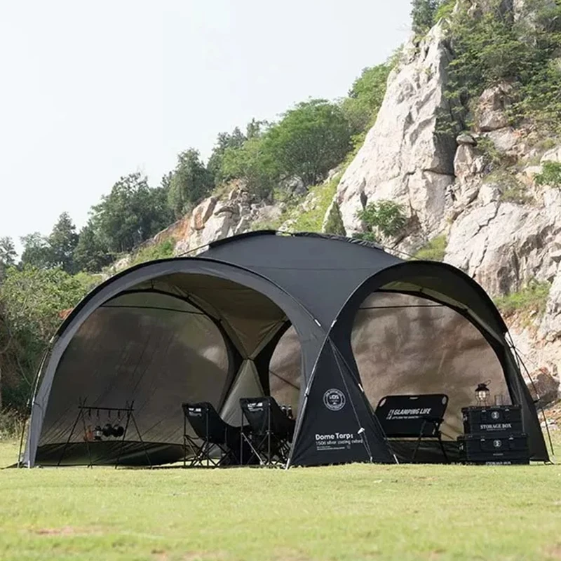 Outdoor-Camping-Shade-Tent-Family-Travel-Rain-and-Sun-Protection ...