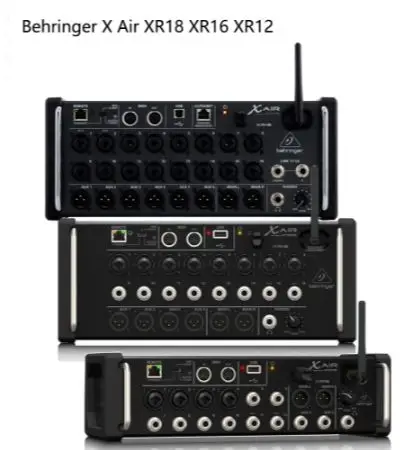 Behringer-X-Air-XR18-XR16-XR12-Rackmount-Mixer-Digital-para-iPad-Tablet ...