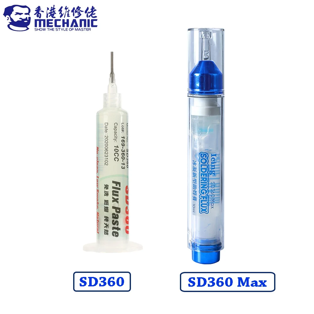 MECHANIC Solder Paste 10CC Icing No-Clean Welding Advanced Transparent ...