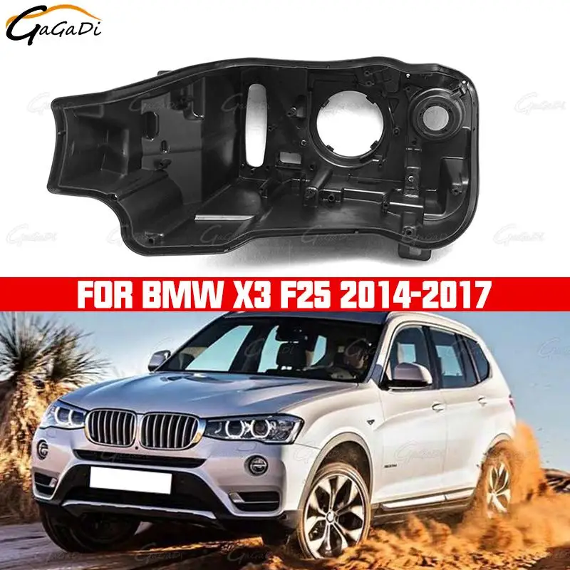 Headlamp Back House Front Headlight Base Cover For BMW X3 F25 2014-2017 ...