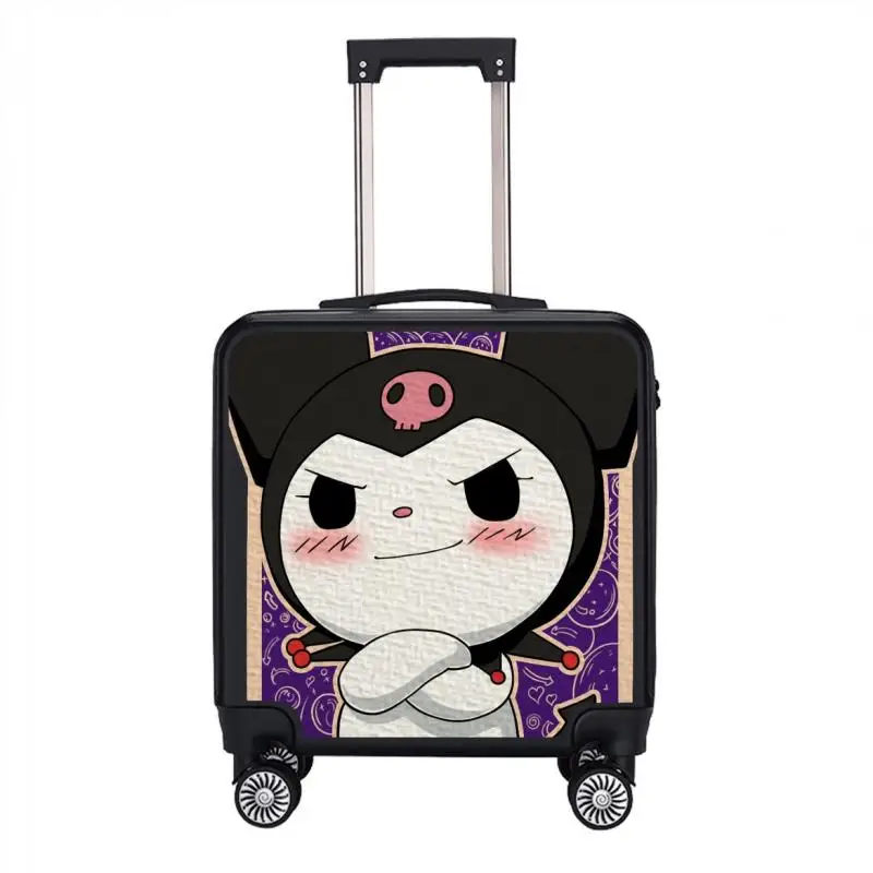 Sanrio-Kuromi-Luggage-Case-Anime-Cartoon-20-Inch-Cute-Travel-Suitcase ...