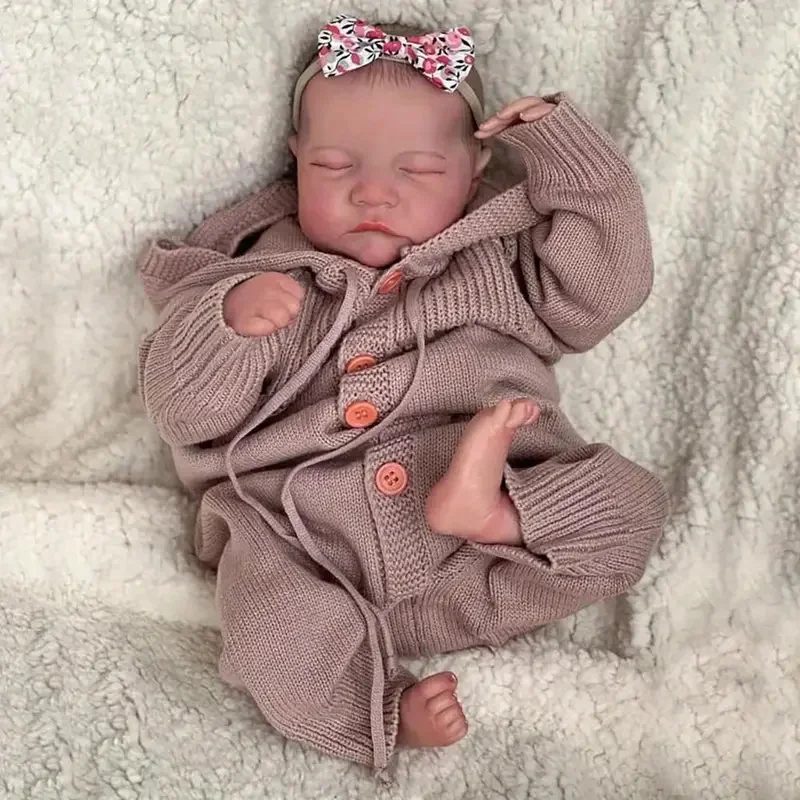 19inch Already Painted Finished Reborn Baby Doll Levi Awake Newborn ...