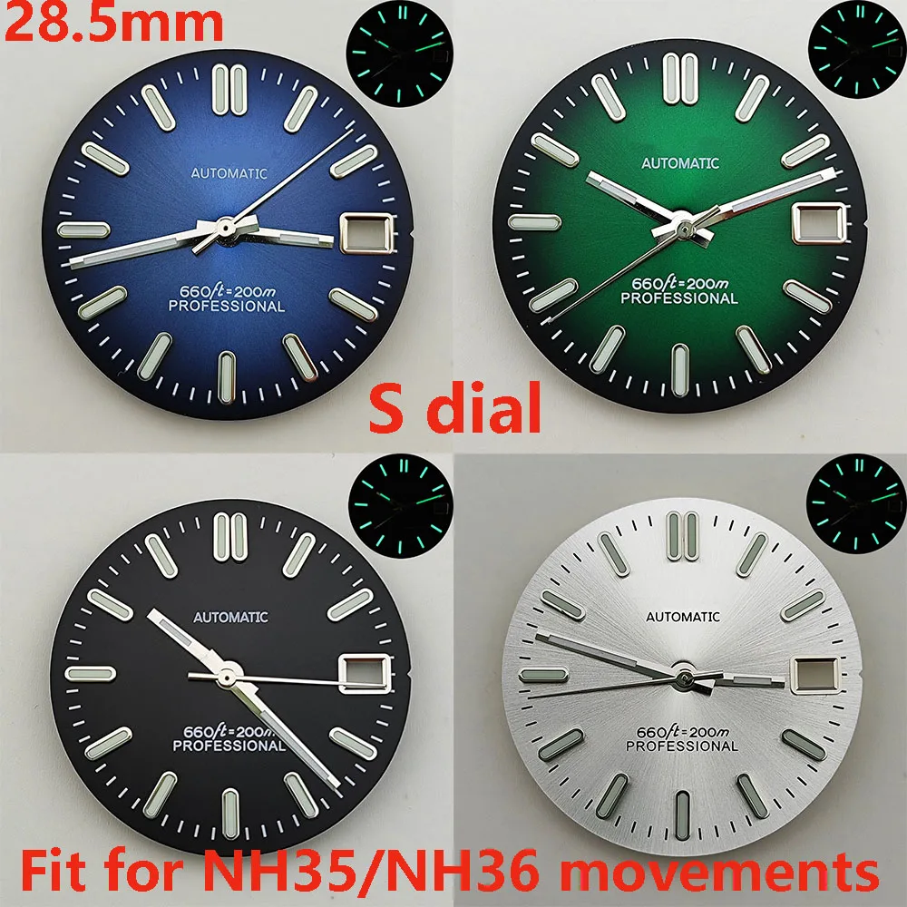 High-Quality-NH35-NH36-dial-Watch-dial-S-dial-green-luminous-dial ...