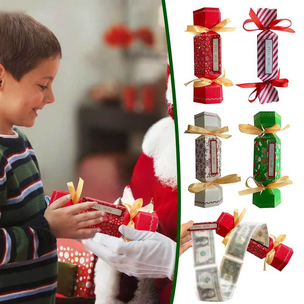 Candy-Shape-Christmas-Surprise-Money-Pull-Pouch-Diy-Cash-Gift-Pull ...