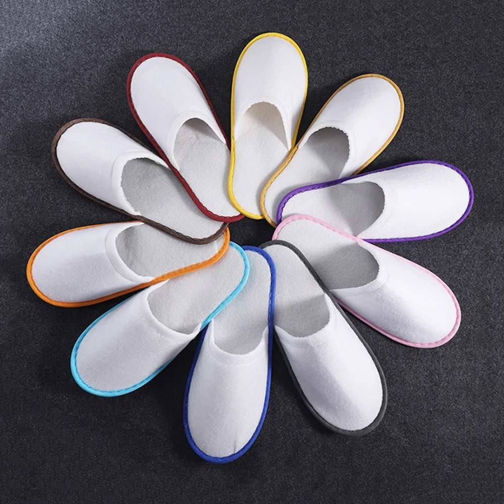 1-Pair-Hotel-Slippers-Men-Womens-Top-Quality-Velvet-Travel-Disposable ...