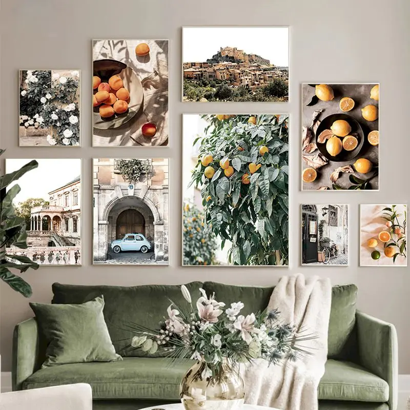 GATYZTORY-Modern-Diy-Painting-By-Numbers-With-Frame-Building-Picture-On ...