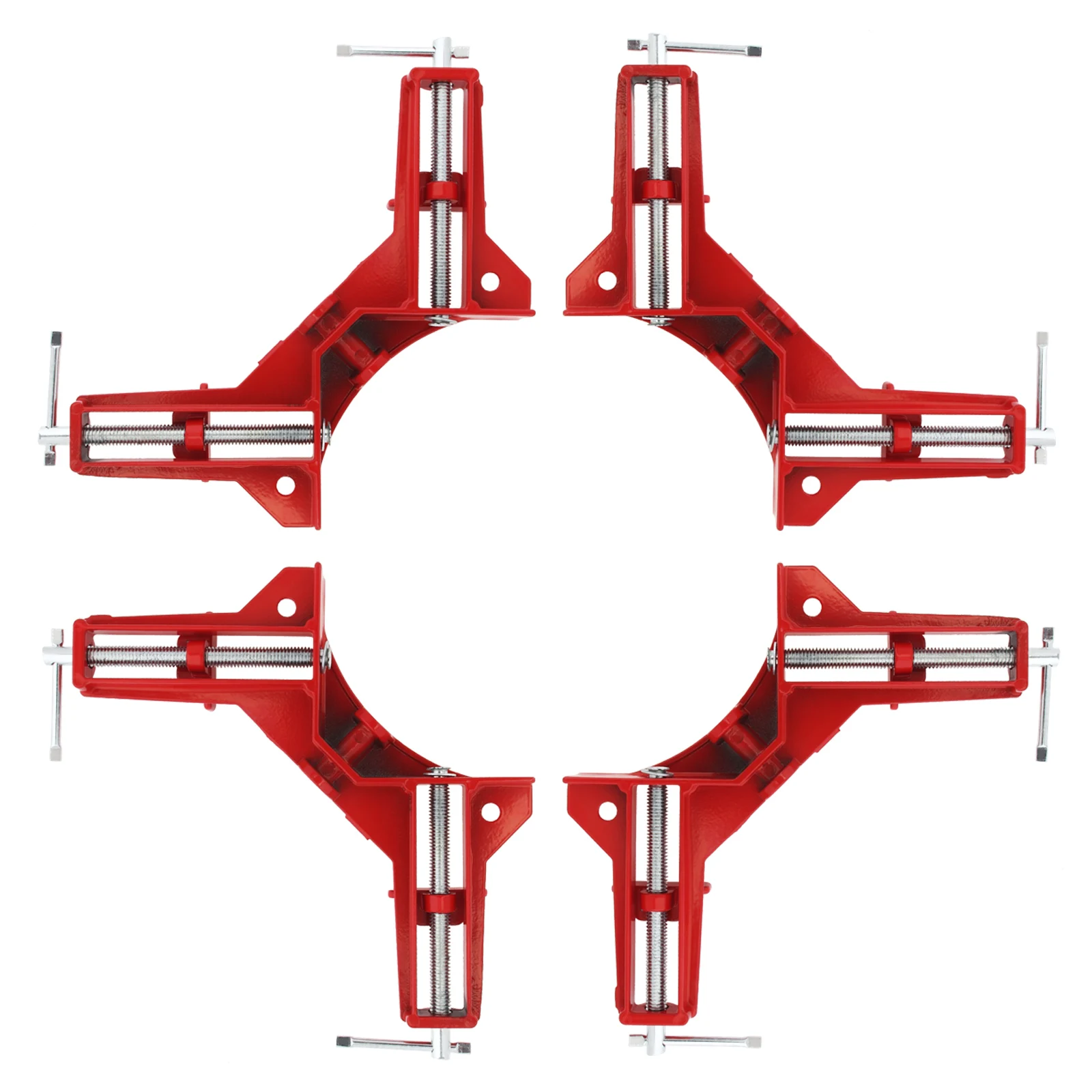 4pcs-Full-Aluminum-90-Degree-Woodworking-Corner-Clamps-Right-Angle ...