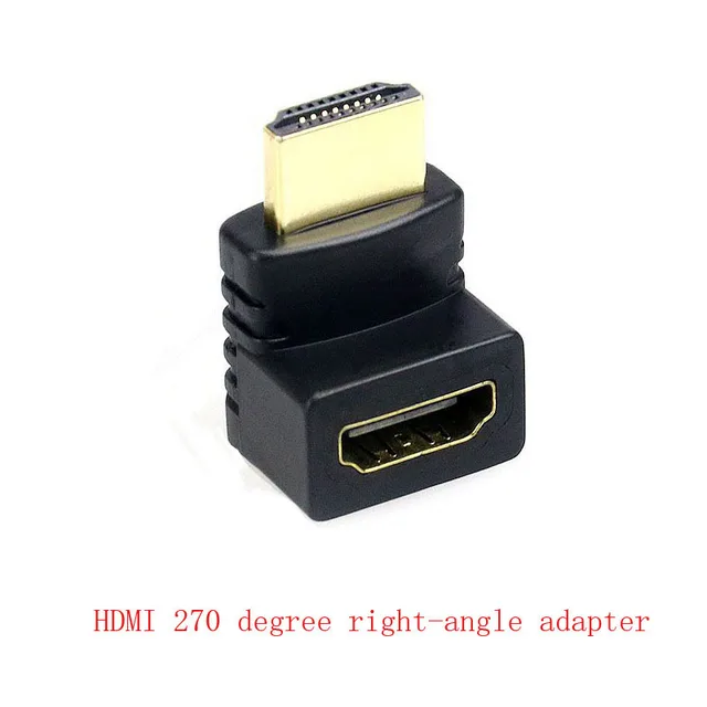 HDMI-compatible 90 degree right-angle adapter HDMI 270 degree HDMI male ...