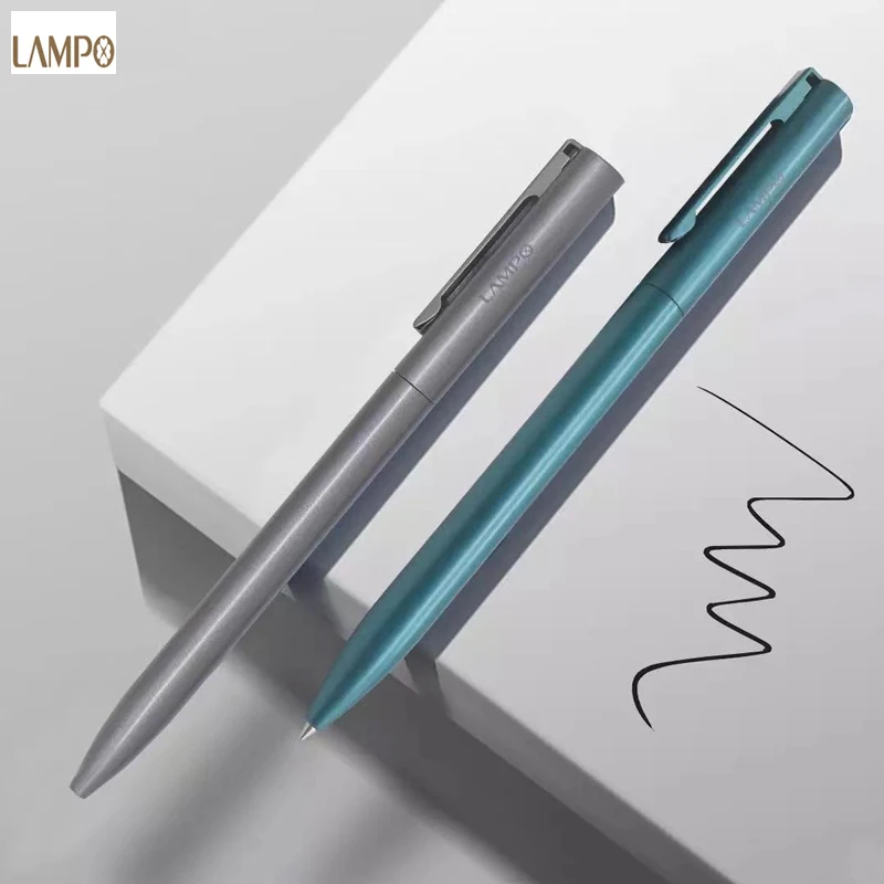 LAMPO Zeichenstift aus Aluminiumlegierung, 0,5 mm, schwarze Tinte ...
