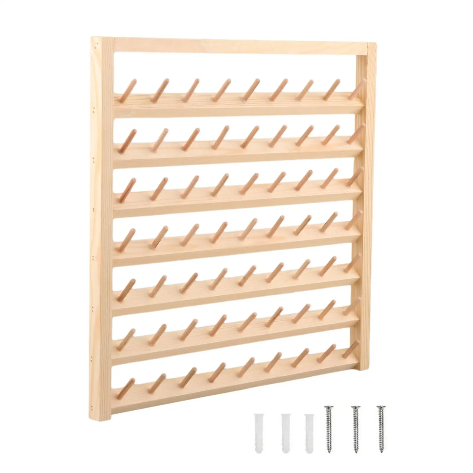 Wooden-Thread-Holder-Thread-Rack-Easy-Use-Thread-Stand-Spool-Holder ...