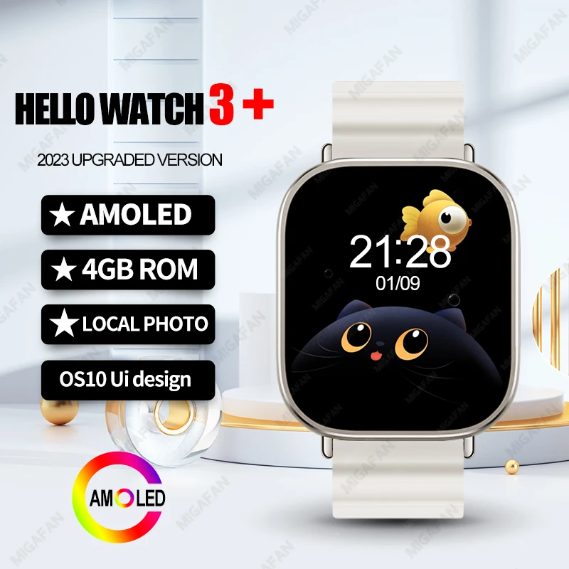 Hello-Watch-reloj-inteligente-3-Plus-para-hombre-y-mujer-pulsera-con ...