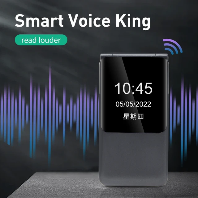 GIONEE V16D 4G Flip Feature Phone 2GB+16GB Dual Touch Screen Cellphones ...