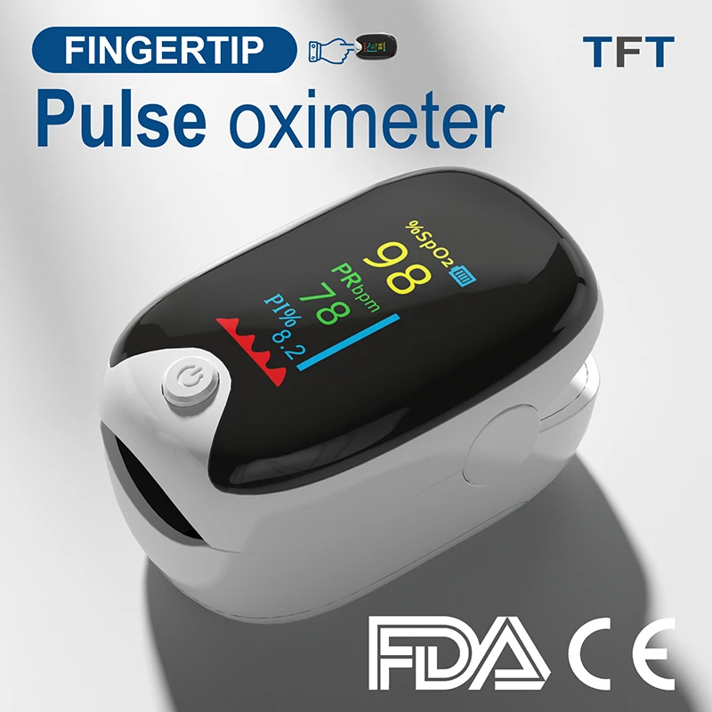 Medical Finger Pulse Oximeter Saturometer Oxygen Saturation Pediatric ...