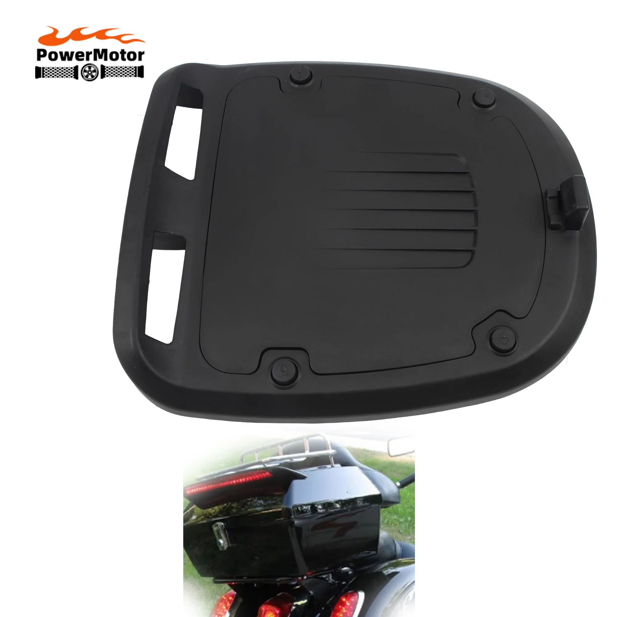 Motorcycle Rear Luggage Rack Bottom Plate Installation Universal PP ...