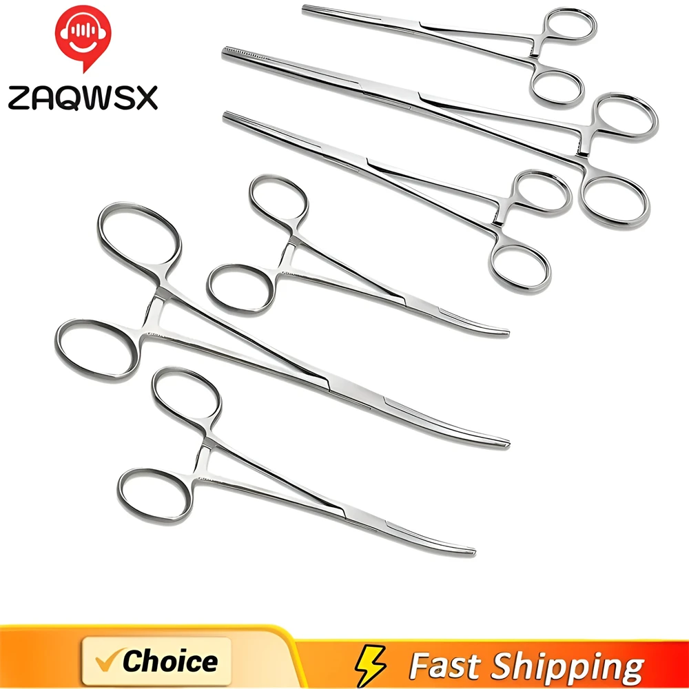 Stainless-Steel-Hemostatic-Forceps-Vascular-Forceps-Surgical-Clips ...