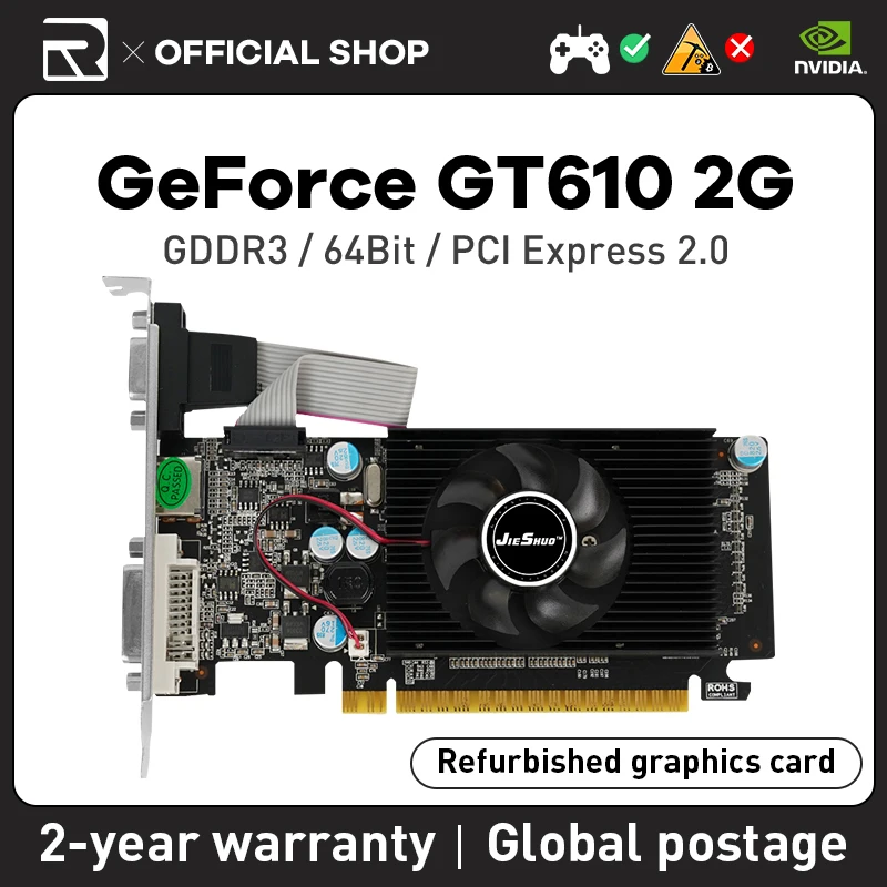 JIEHSUO-NVIDIA-GeForce-GT-610-2GB-Display-VGA-Cards-2GB-DDR3-64Bit ...