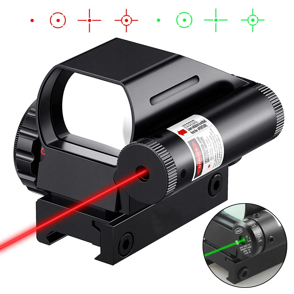 1x22x33-Tactical-Red-Dot-Sight-Jagd-Optische-Reflex-Zielfernrohr-4 ...