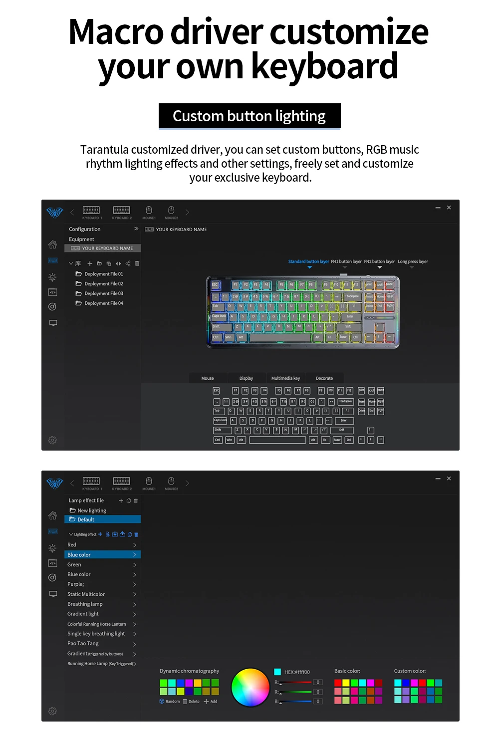 AULA L87 Mechanical Keyboard – Tri-Mode, Wireless, RGB | Unendingtech