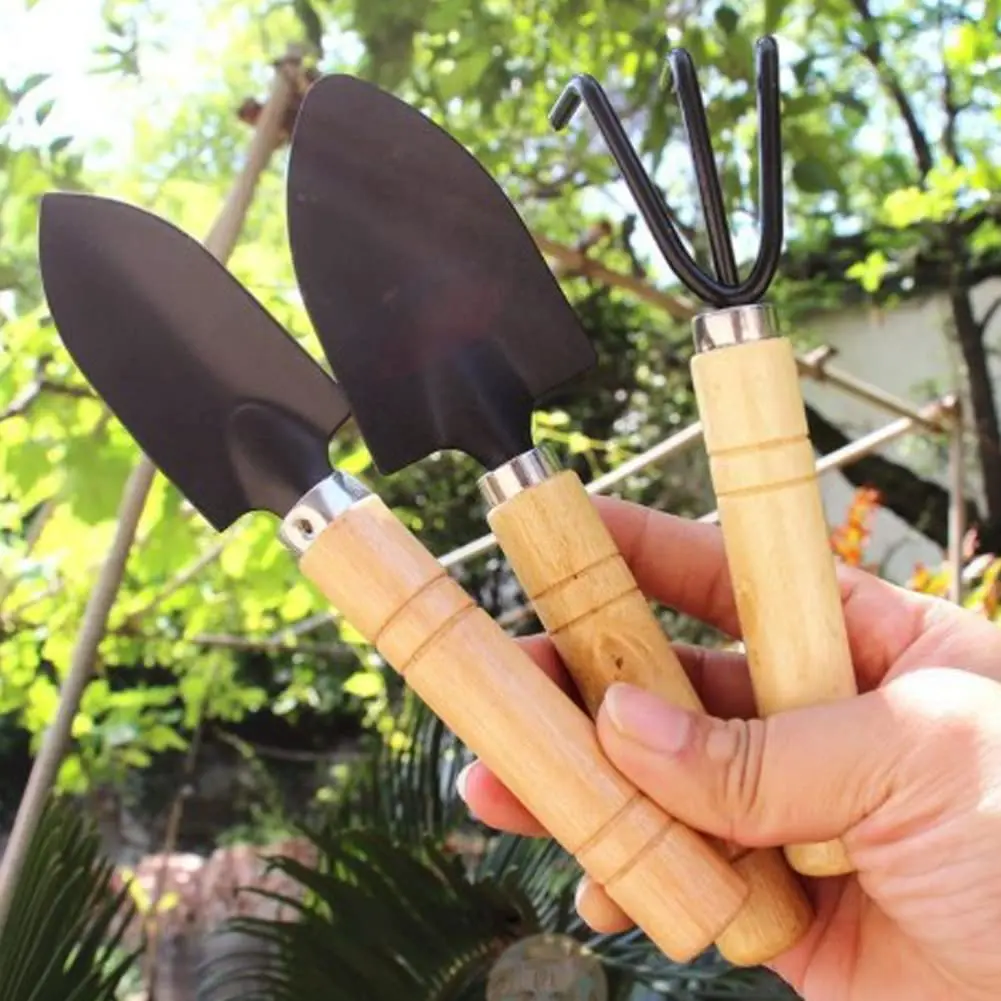 1Set/3Pcs Mini Garden Tool Set For Garden Plants Flower Pot Cactus ...