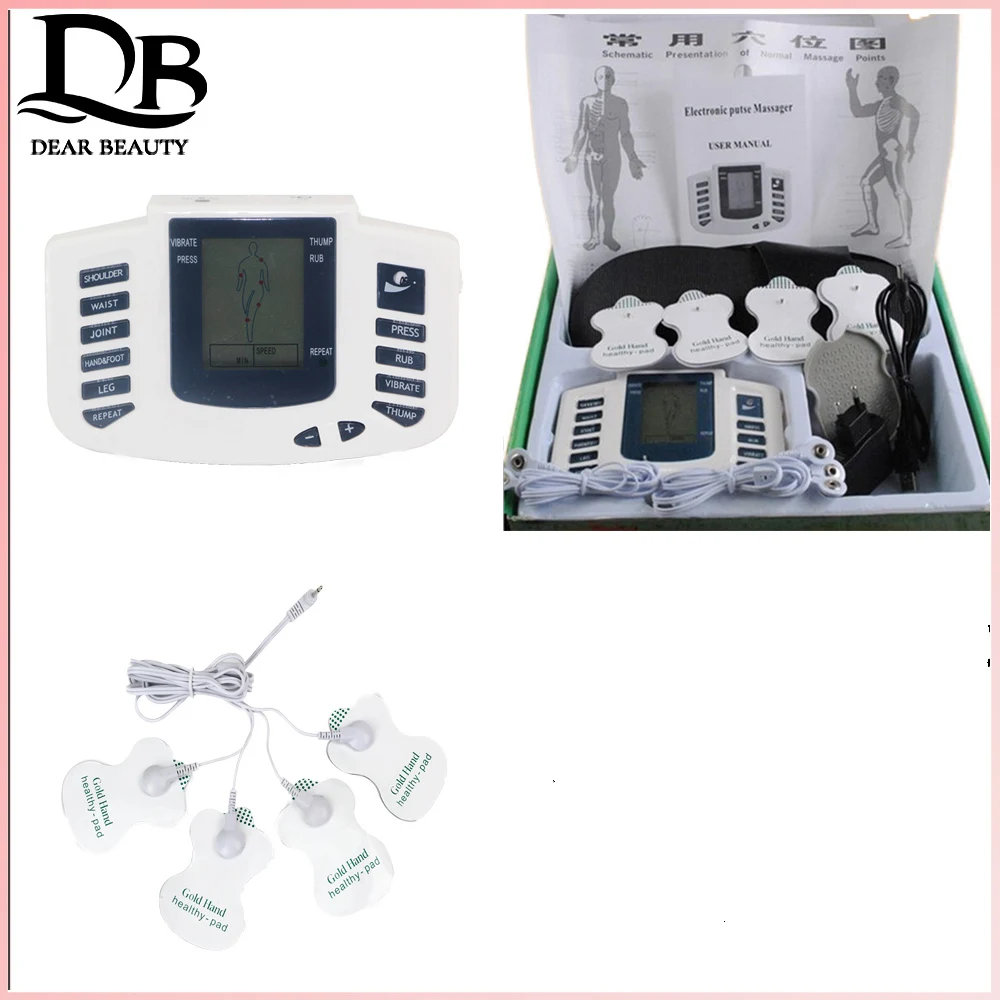 16-Electrodes-Unit-Physiotherapy-Massager-Set-Muscle-Relax-Stimulator ...