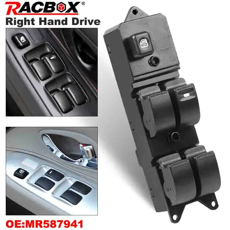 RHD Electric Power Panel Window Master Control Switch Button For ...
