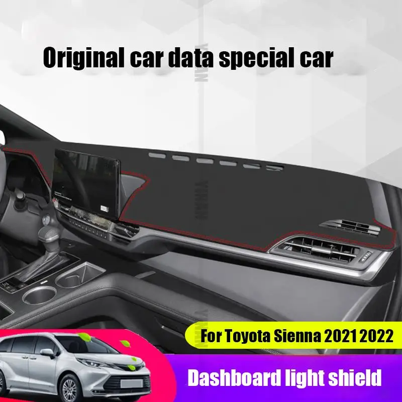 For Toyota Sienna 2021 2022 Car Interior Front Window Pad Anti Slip ...