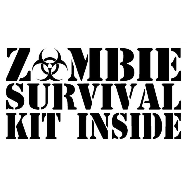 Zombie Apocalypse Survival Kit Gag Gift