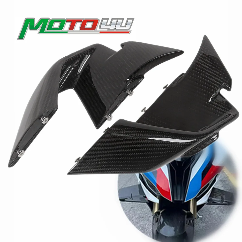 MOTO4U-For-BMW-S1000RR-M1000RR-2023-2024-100-Carbon-Fiber-Front-Spoiler ...